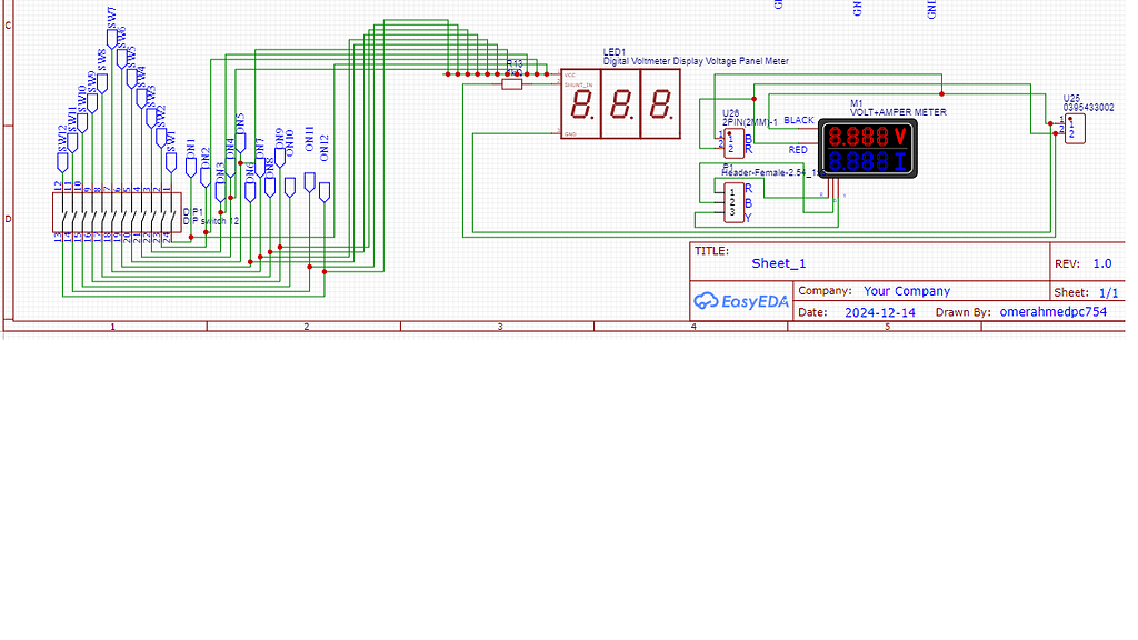 I want to ask for the connections - Circuit - PCB CUPID